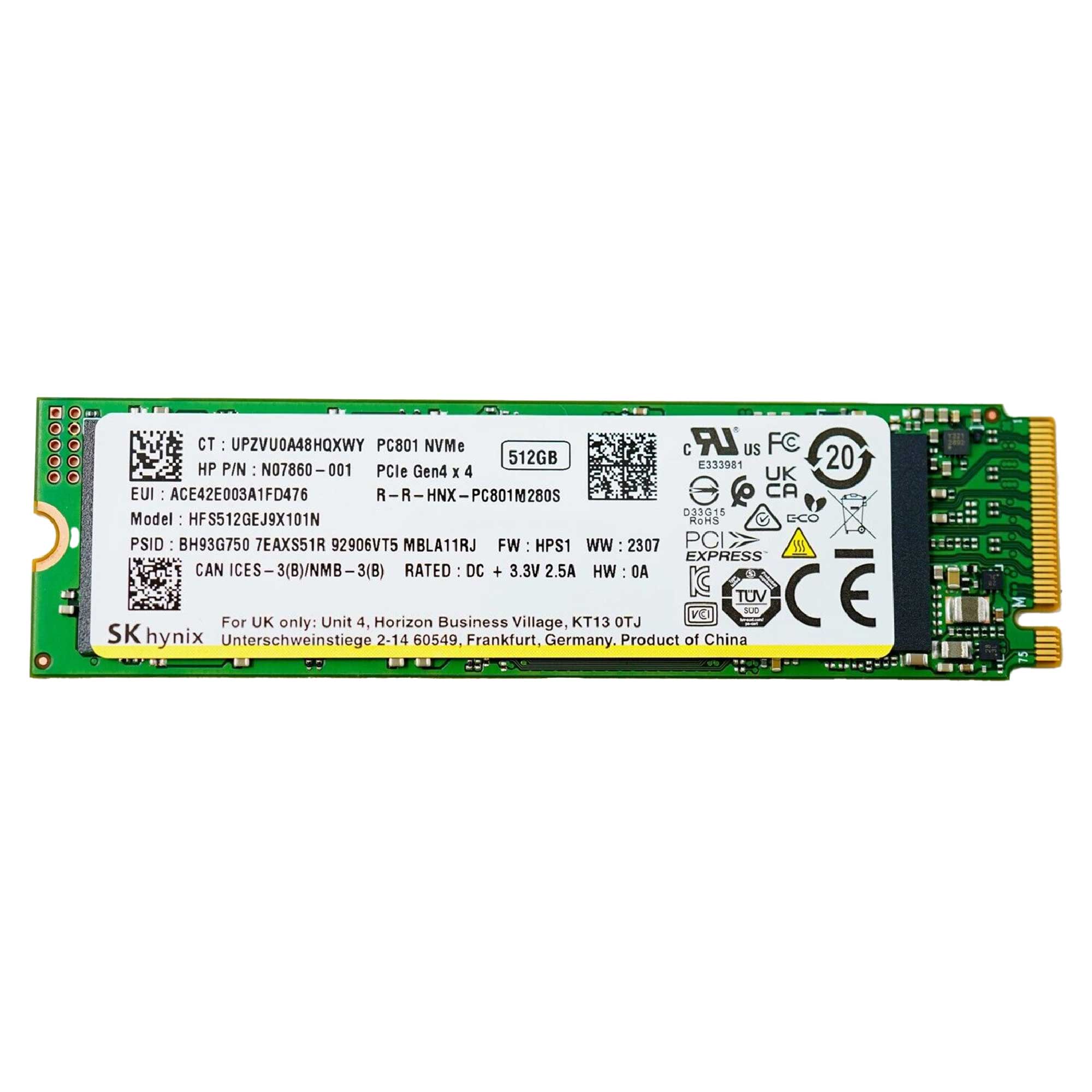 SK Hynix PC801 512 GB M.2 2280 Nvme SSD Fiyatı ve Özellikleri Kampanyaları & Fırsatları - Teknosa